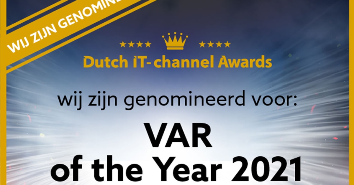 Dutch IT award nominatie categorie VAR | ARP Nederland